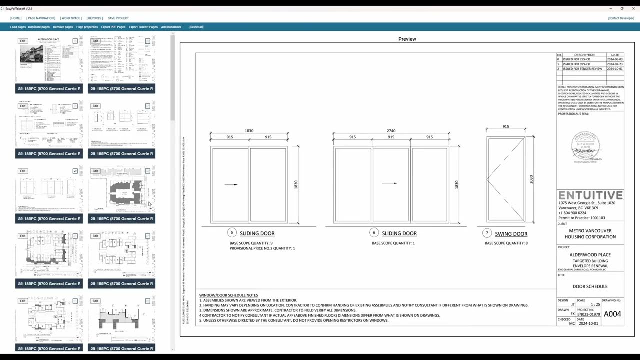New features in EasyPDFTakeoff V2 - PDF Utilities, PDF Editing, Toolbox (Tutorial how to use)