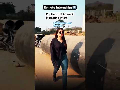 Virtual Internship For HR & Marketing Intern| Free #remote #hrinternship #marketing 👔📞