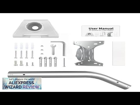 For Starlink Gen 3 Wall Mount Kit Pipe Adapter and Installation Bracket Review