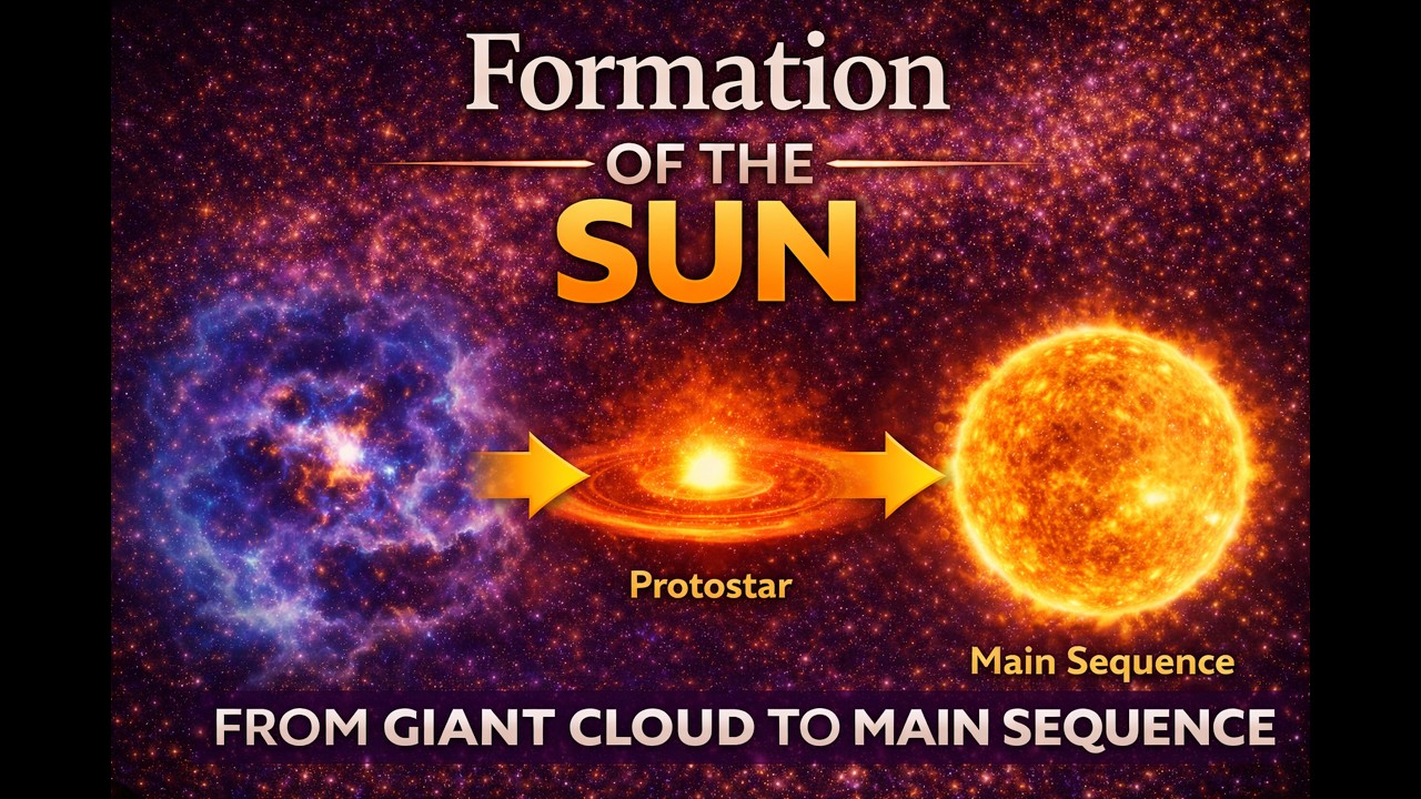 Formation of the Sun | From Protostar to Main Sequence | Space Science |L12