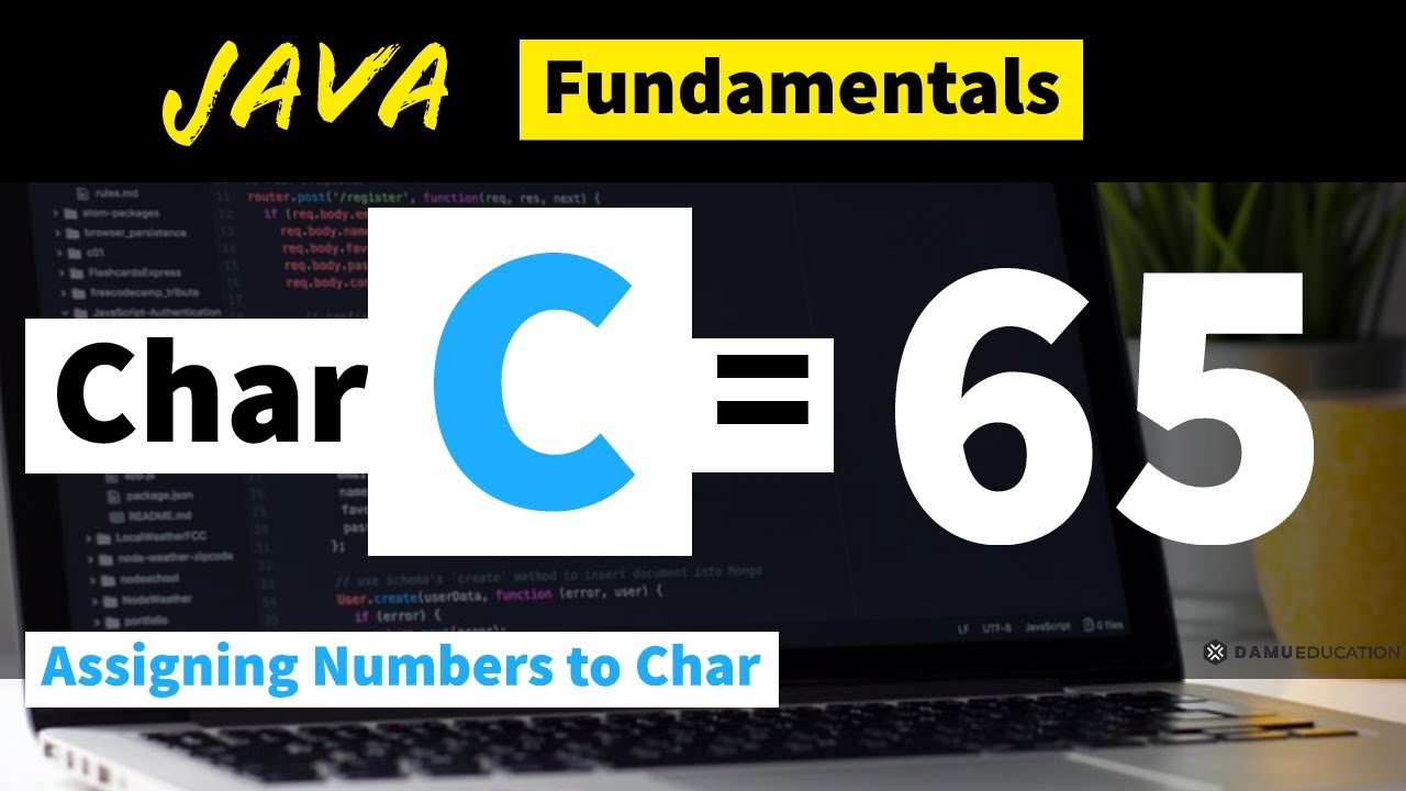 Java Program If Number Assign to CHAR #java | JAVA Basic Programs | Core Java Programs with Output
