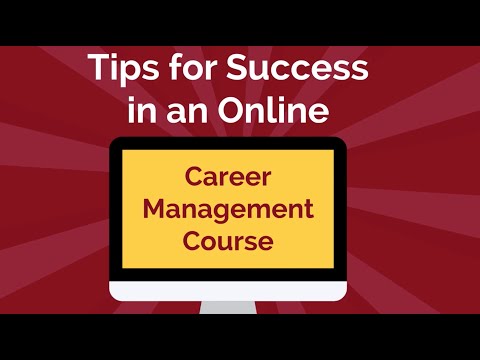 Tips for Success in a Career Management Course (Wed/Sun Deadline)