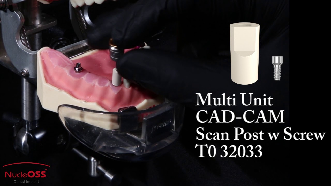 NucleOSS T6 Multi Unit CAD CAM Scan Post