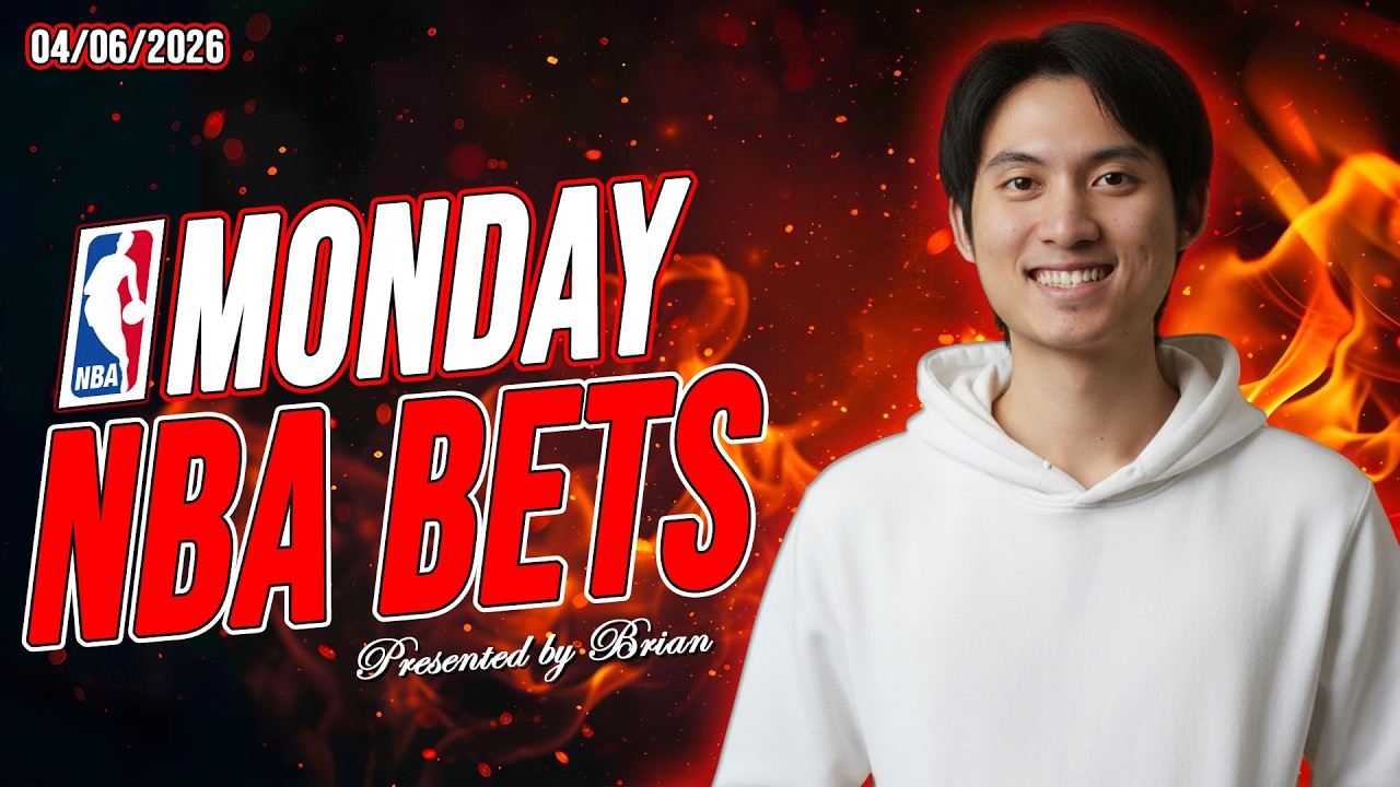 (8-1 RUN!🔥) NBA PICKS TODAY | MONDAY | 04/06/26 | FREE NBA Best Bets, Player Props, Predictions