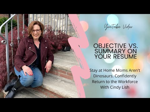 Objective vs Summary on your Resume
