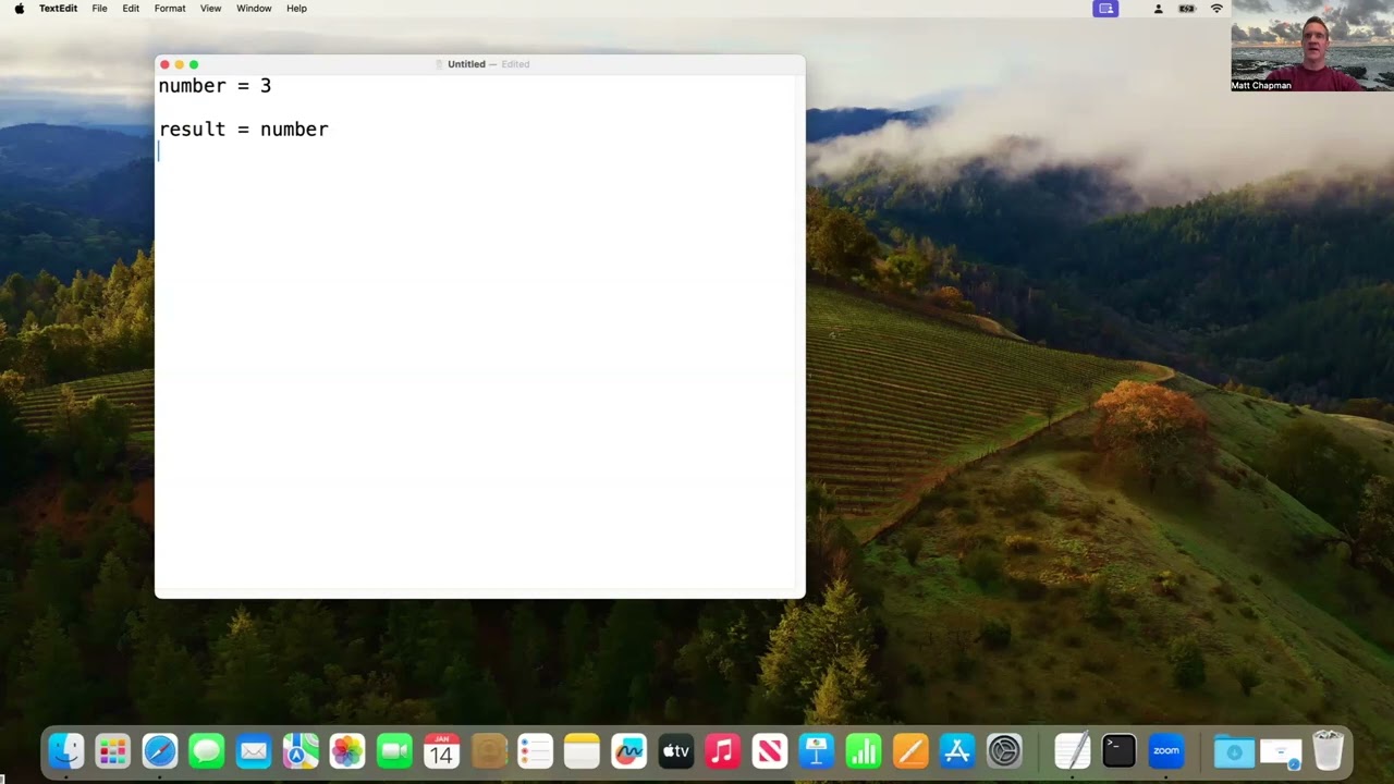 Creating a Python script / program in TextEdit on a MacBook Air