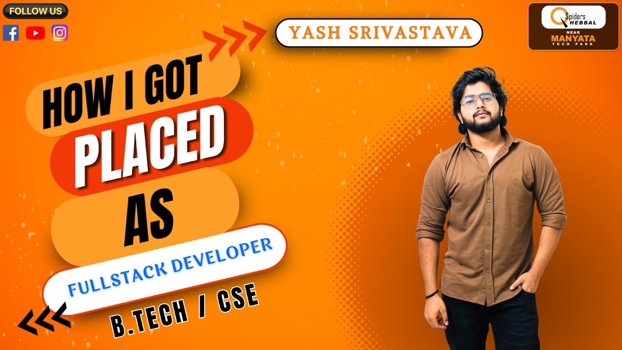 We celebrate Yash Srivastava, who has officially landed a position as a Full Stack Developer! 🚀