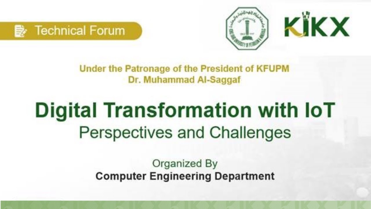 Forum| Digital Transformation with IoT: Perspectives and Challenges