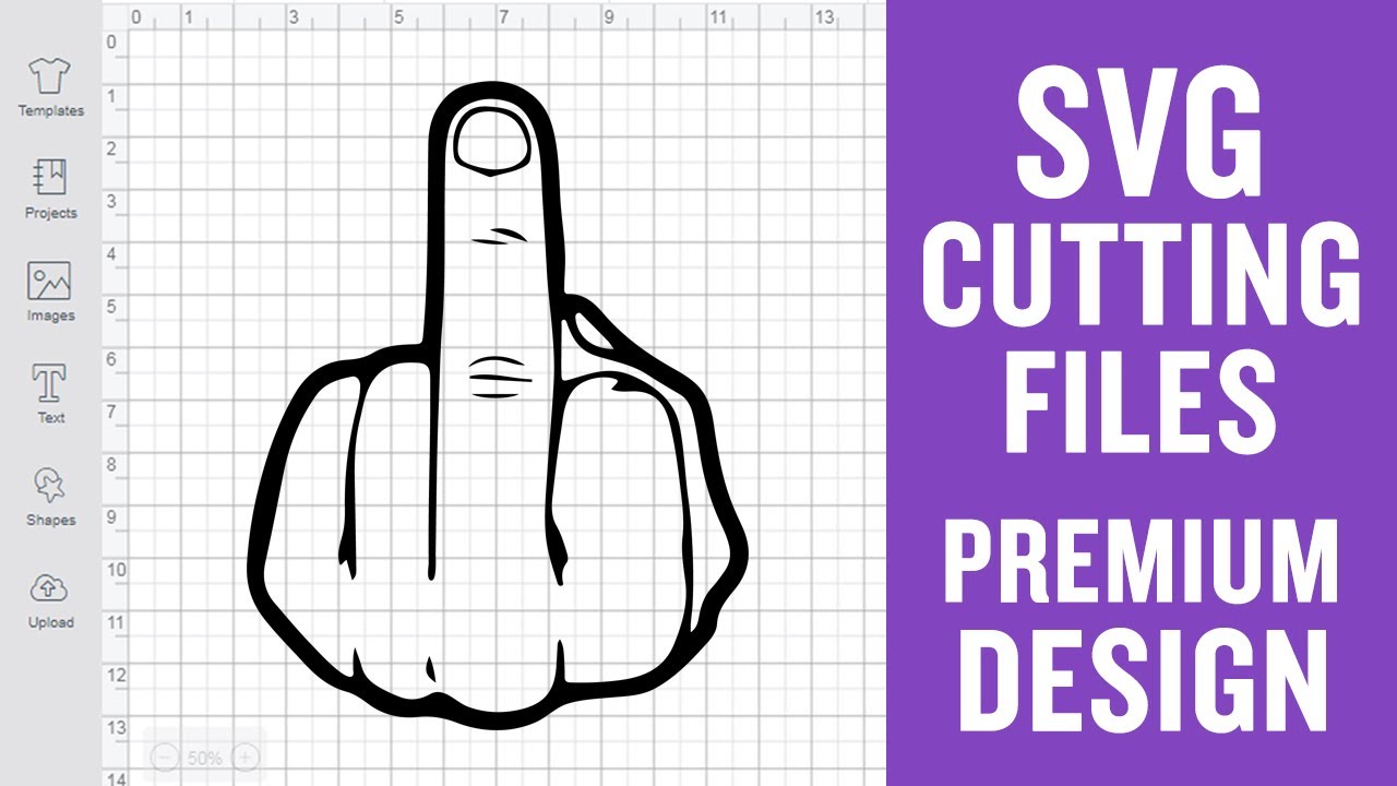 Middle Finger Svg Cutting Files for Silhouette Premium cut SVG