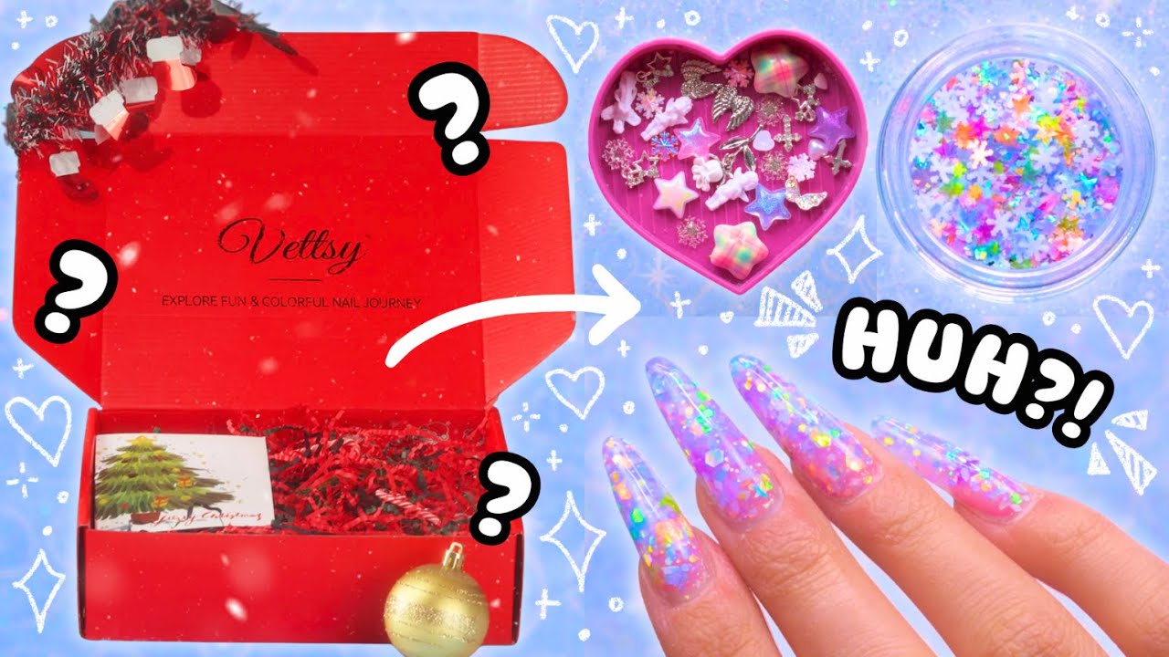 Trying Christmas Nail Supply Mystery Boxes!