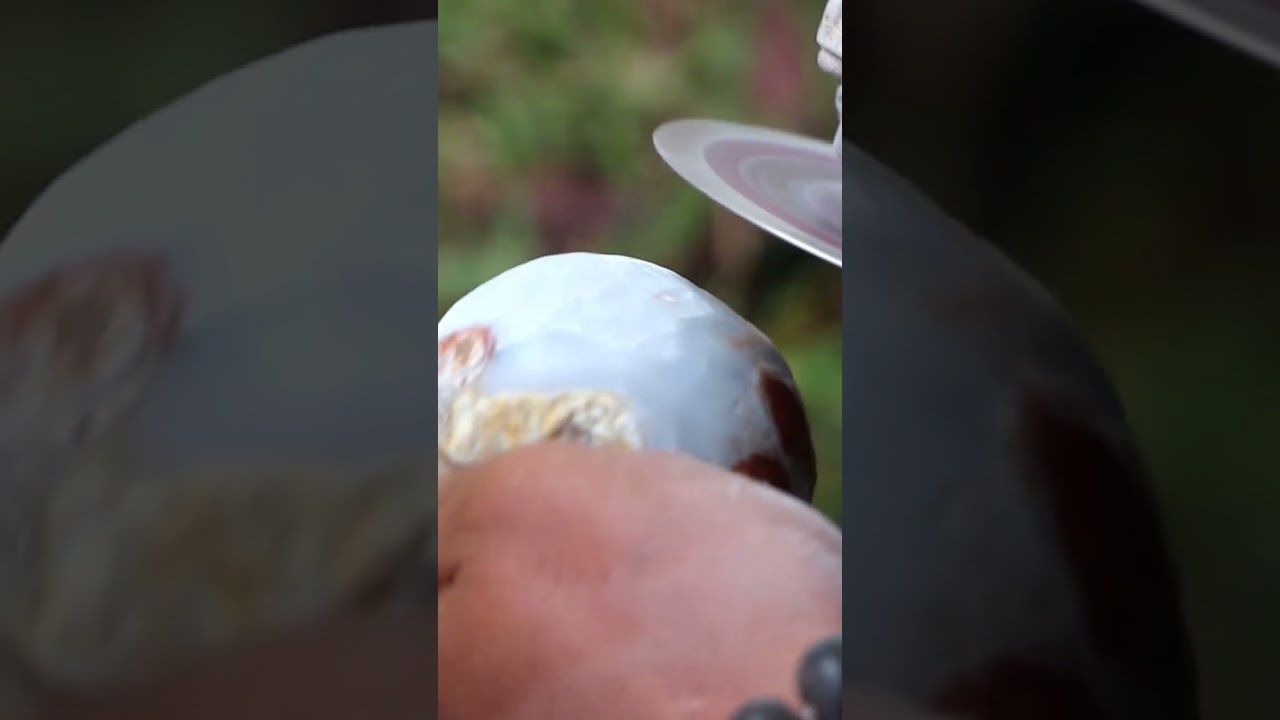 Making agate spheres #shorts