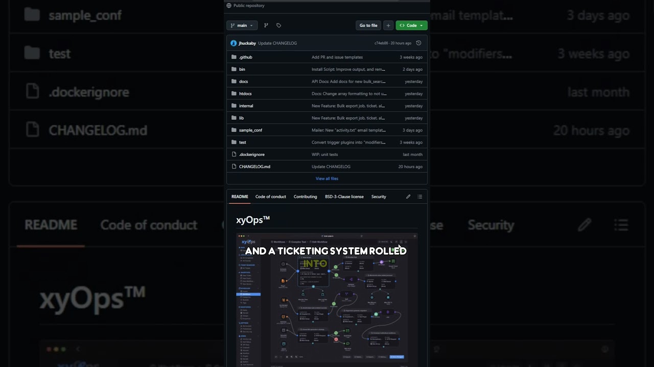xyops: A server monitor and a ticketing system rolled into one