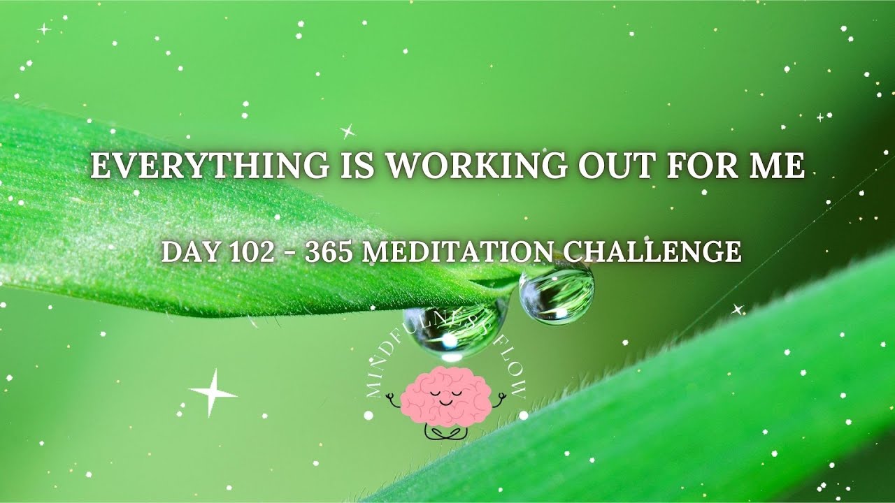 365 Days Meditation Challenge | Day 102 - Everything Is Working Out for Me🌿