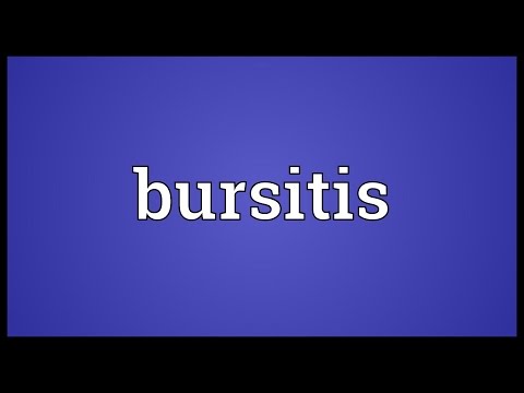 Bursitis Meaning