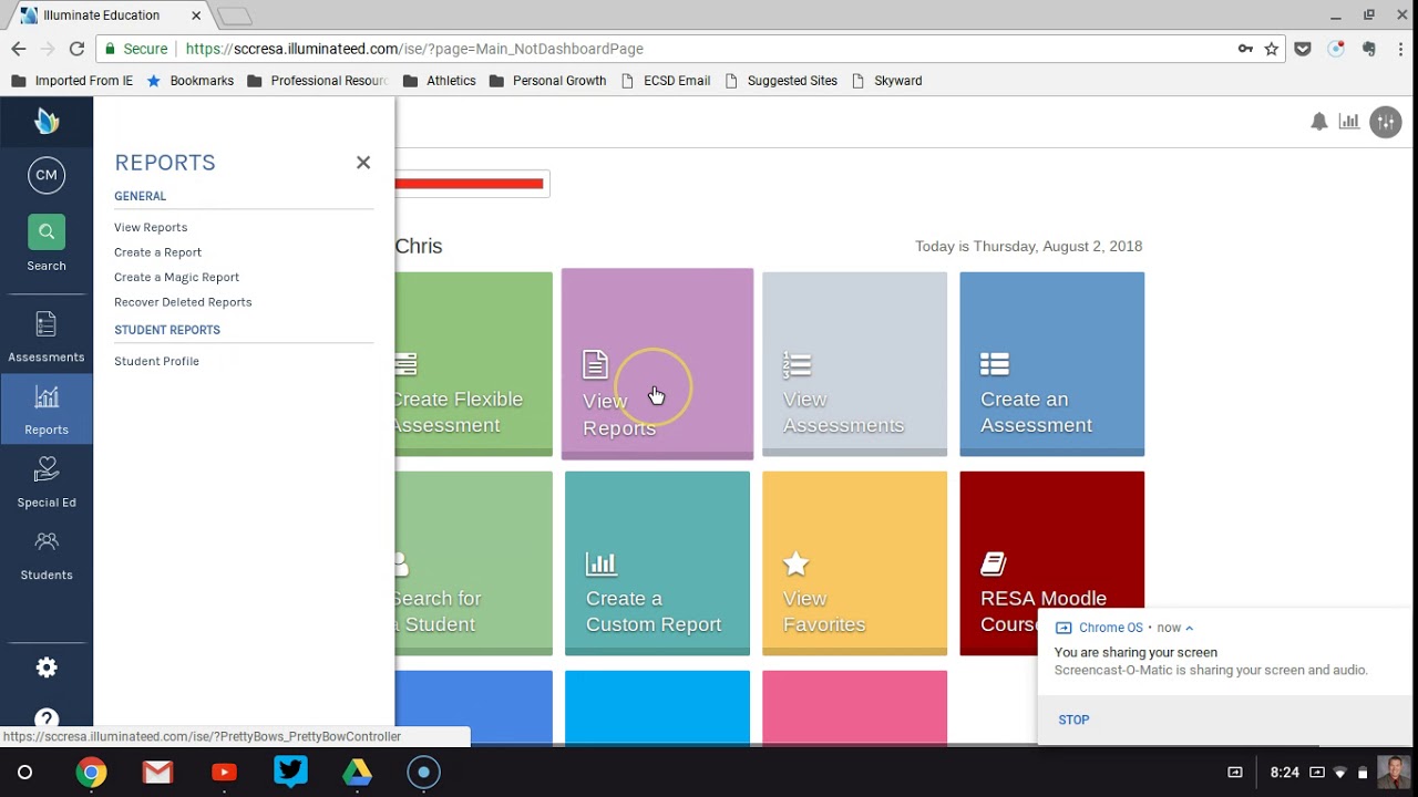 Accessing Pre-built reports