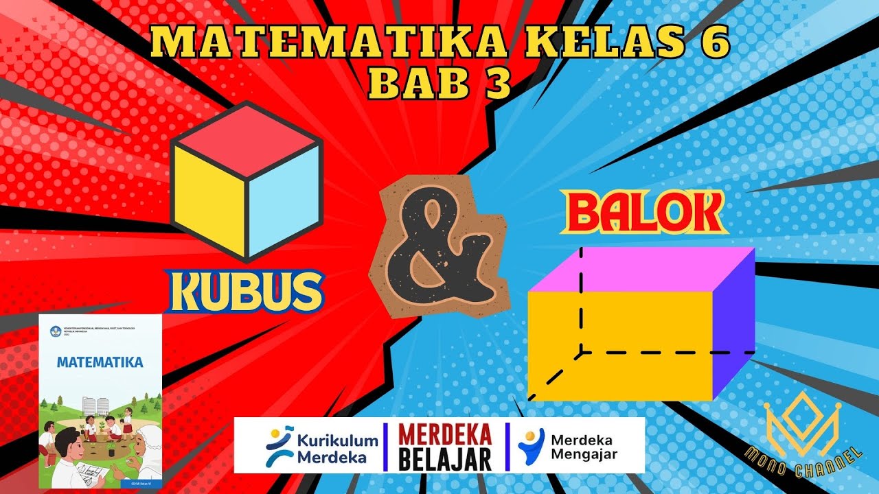 Kubus dan Balok Matematika Kelas 6 kurikulum merdeka || menyusun, mengurai, visual spasial, lokasi.