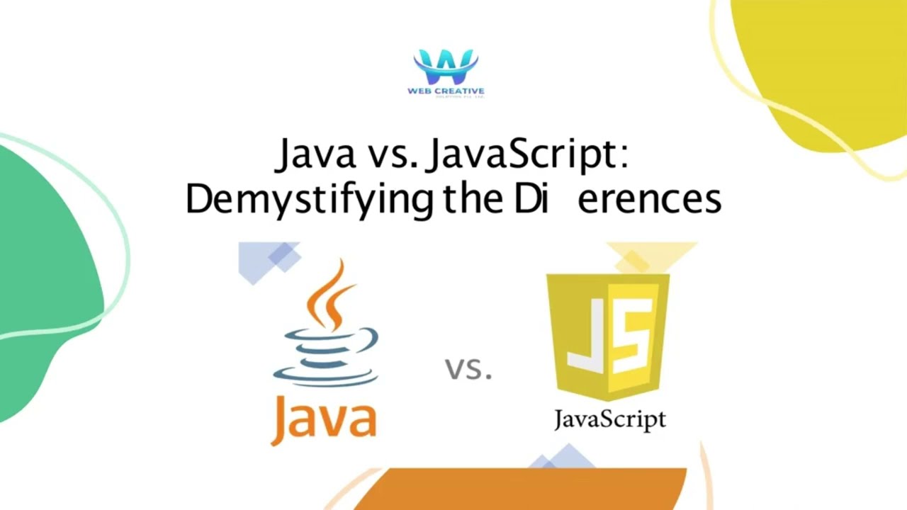 java vs java script demystifying the differences | Web creative solution