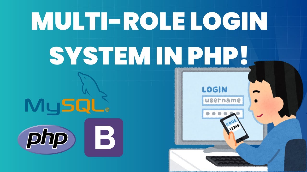 Build a Complete PHP Multi-Role Authentication System | Step-by-Step Tutorial