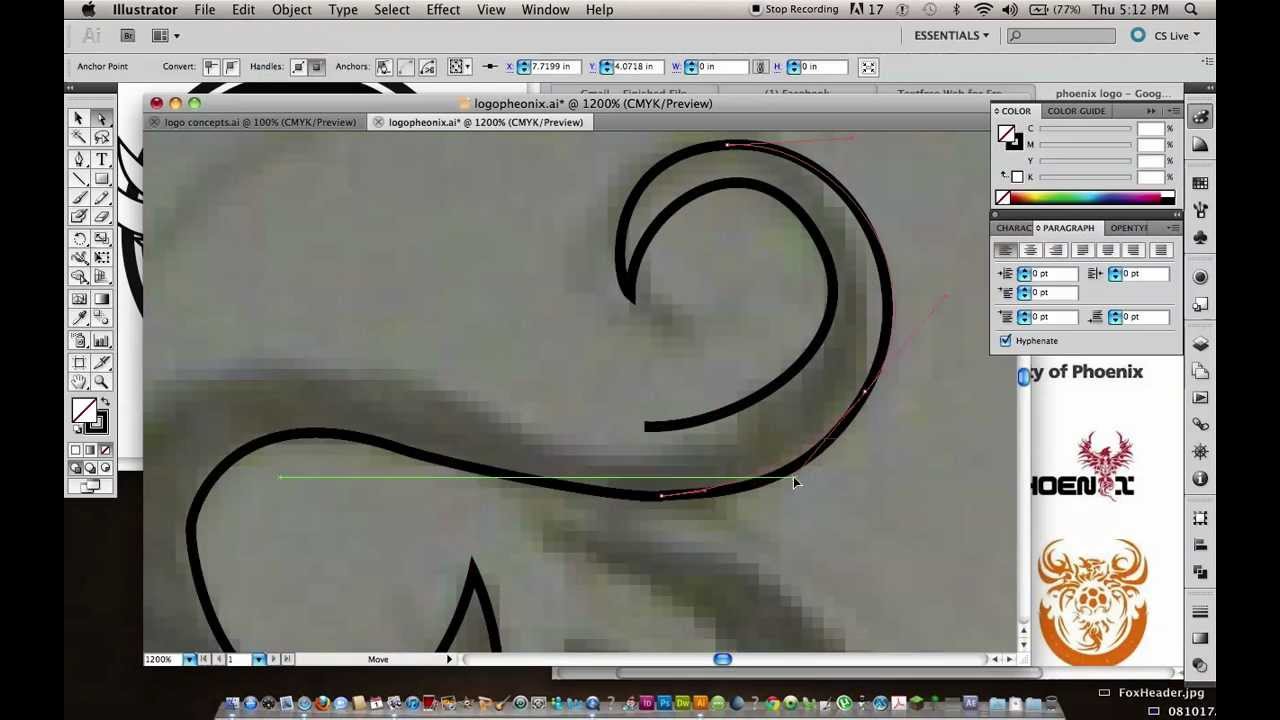 Speed Design: Phoenix Logo