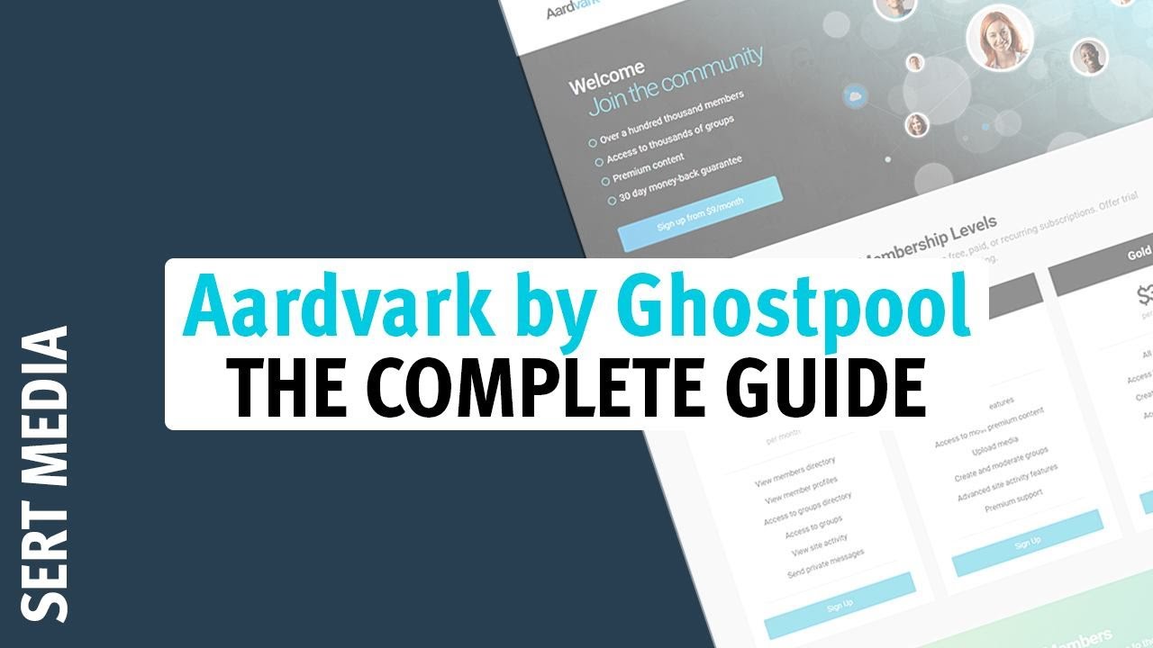 Aardvark Theme Review 2020 - Aardvark by GhostPool - Aardvark Membership & Community Theme