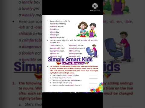 Adjectives || Describing words || Definition || worksheets ||English Grammar