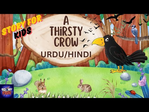 A Thirsty Crow | Story in Urdu/Hindi | Kids Animated Videos | Kids Learning | Stories for Kids