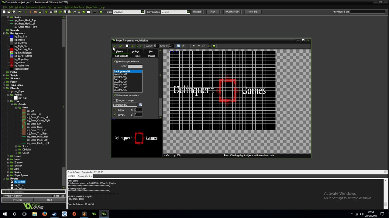 GameMaker Platforming Tutorial #1 Walking, Jumping and Gravity