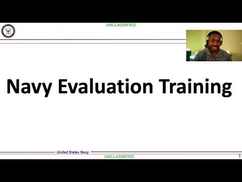 Navy Eval Training 2025