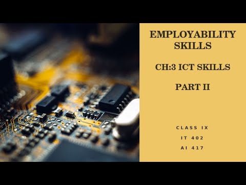 Basic ICT skills Part -2 Video Lecture - Artificial Intelligence (AI ...