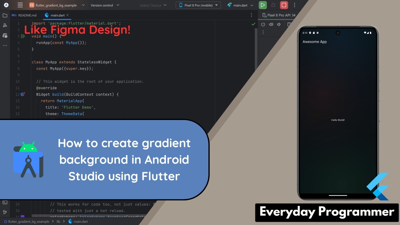You Won't Believe How EASY it is to Make a Figma-Like Gradient in Flutter