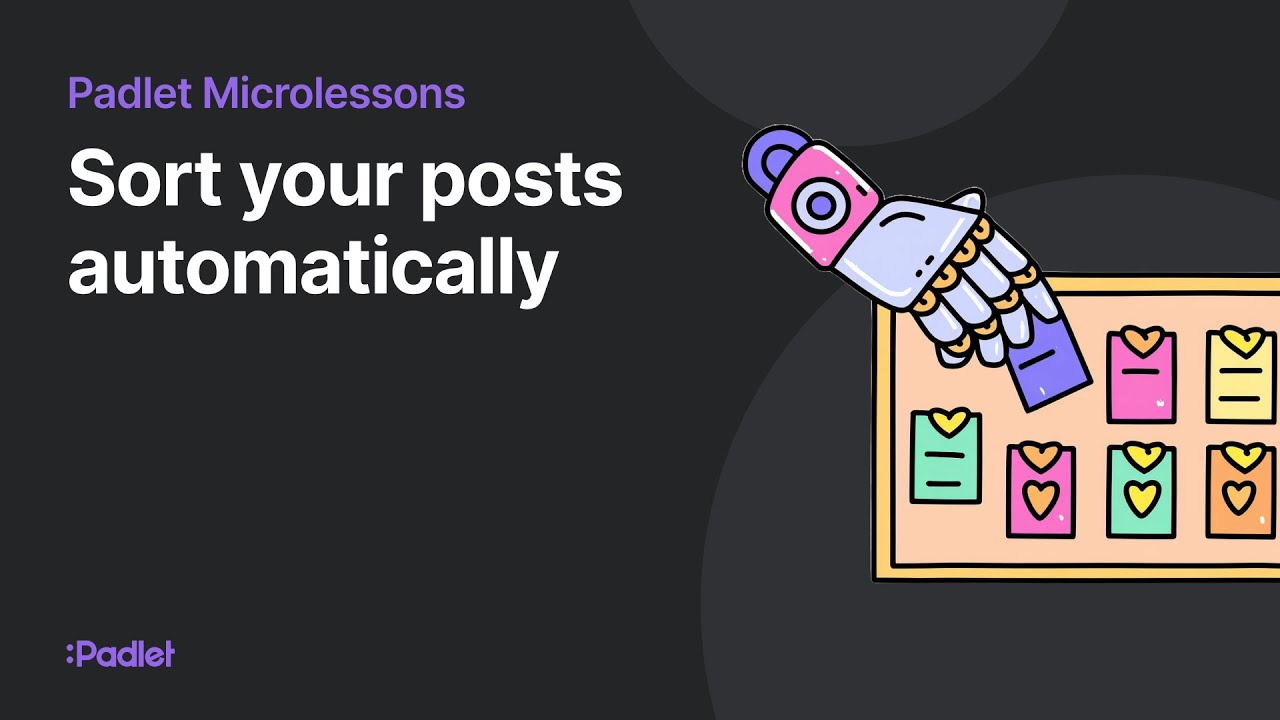 Sort your posts automatically