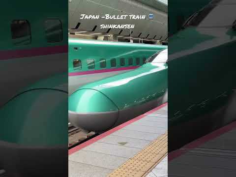Japan- Bullet train arriving ๐