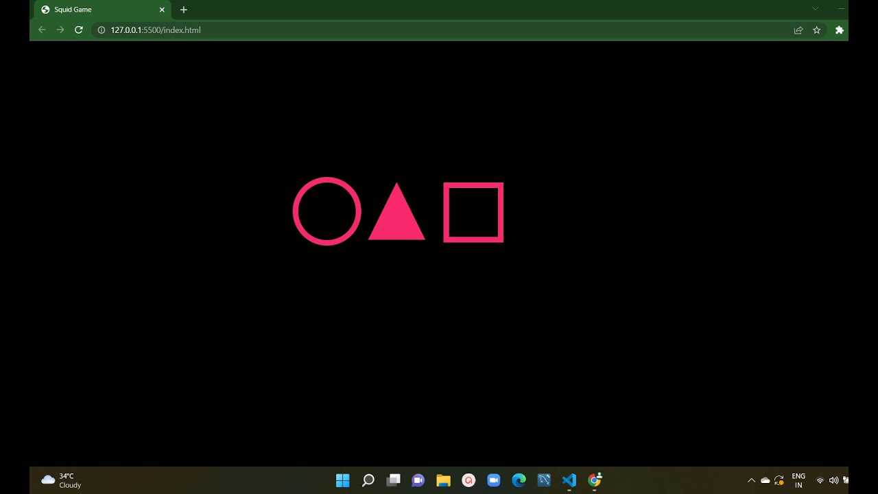Squid Game in CSS with Source Code || Step By Step Tutorial