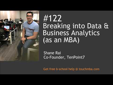 Breaking into Data and Business Analytics (as an MBA)