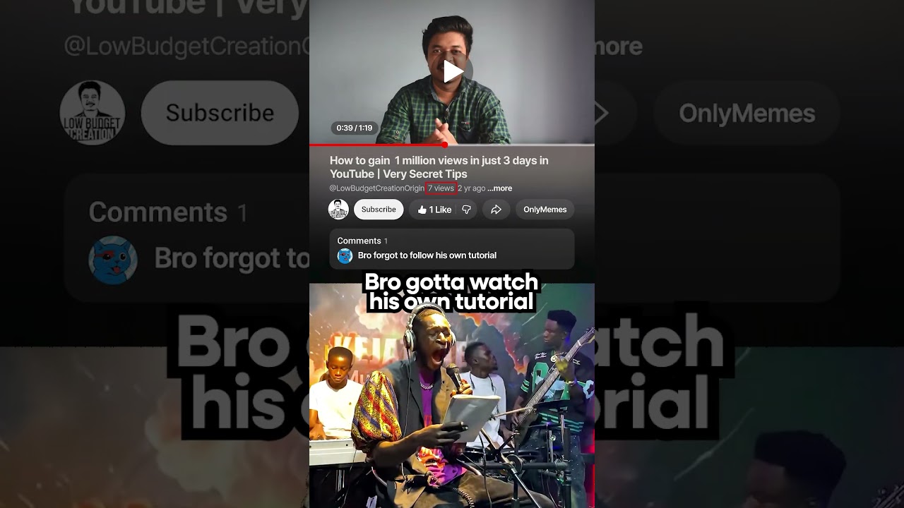 Bro Needs to Rewatch His Own Tutorial 👀📺