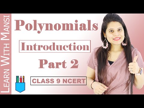 Chapter 2: Polynomials- 2 Video Lecture - Class 9