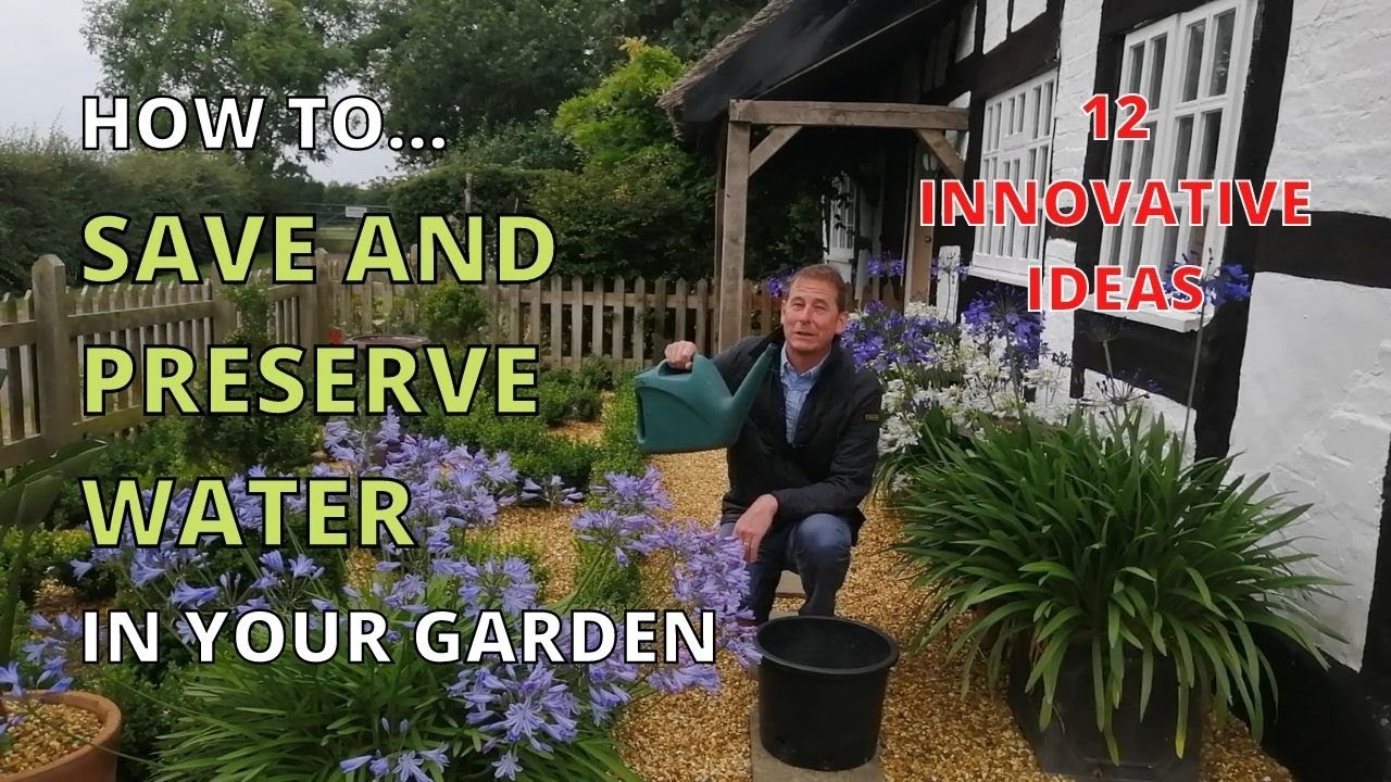 HOW TO SAVE WATER IN THE GARDEN