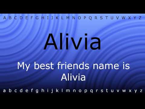 How to say 'Alivia' with Zira.mp4
