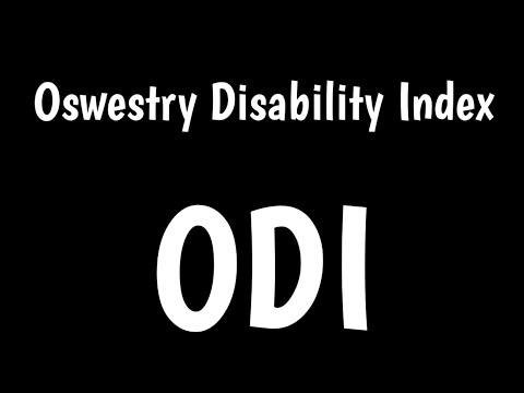 Oswestry Disability Index | Oswestry Low Back Pain Disability Questionnaire |