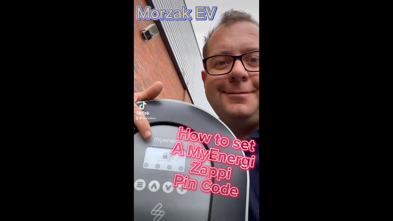How to set a pin code on the @myenergi Zappi EV Charge Point #shorts #stopburningstuff #happyzappi