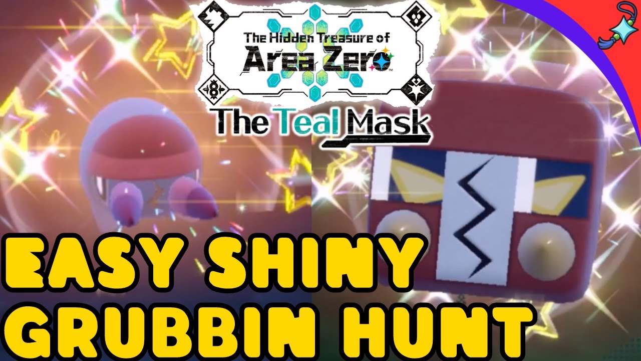 SHINY Grubbin EXPLOIT HUNT for Pokemon Scarlet Violet Teal Mask