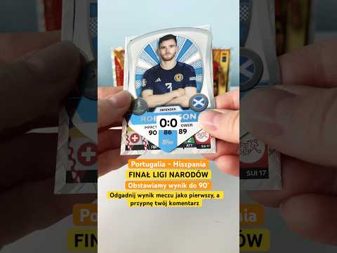 Mecz Portugalia - Hiszpania. Otwieram #topps #matchattax euro24 wpada Shield. LIGA Narodów FINAŁ