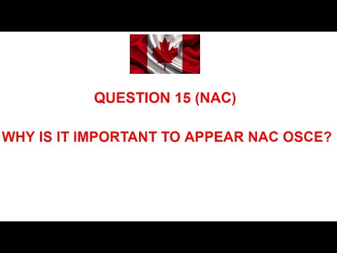 Why is it important to appear NAC OSCE? #shorts