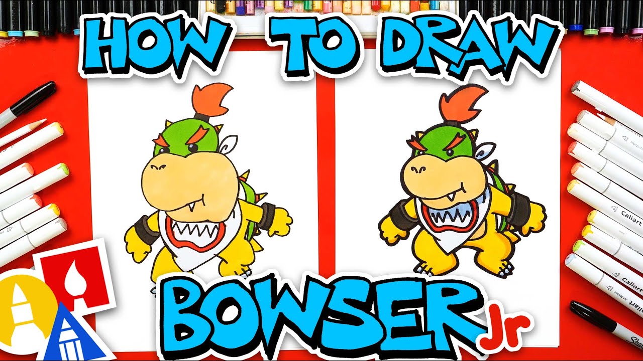How To Draw Bowser Jr From Mario