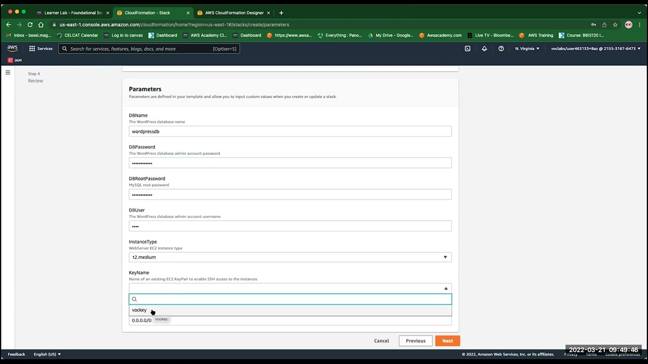 Demonstration: Analyzing AWS CloudFormation Template Structure and Creating a Stack