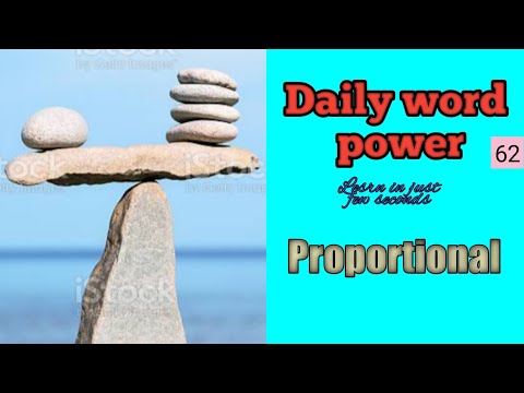 Daily vocabulary(Proportional)