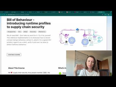 Bill of Behavior (SBoB) - vendor supplied runtime security profiles