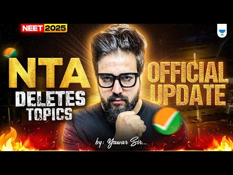 NEET 2025 Deleted Topics | Revised NEET Syllabus | Biggest Update