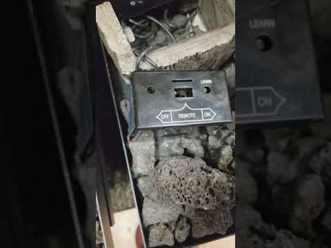 Resetting your gas log remote receiver box