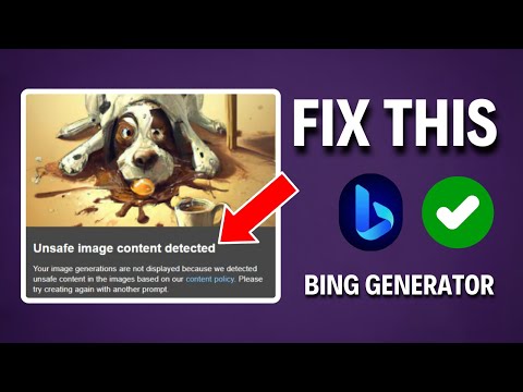 Unsafe Image Content Detected Bing Image Generator Problem Solved